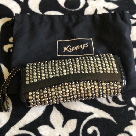 Kippys | Bags | Kippys Cali Black Patent Leather Swarovski Crystal ...